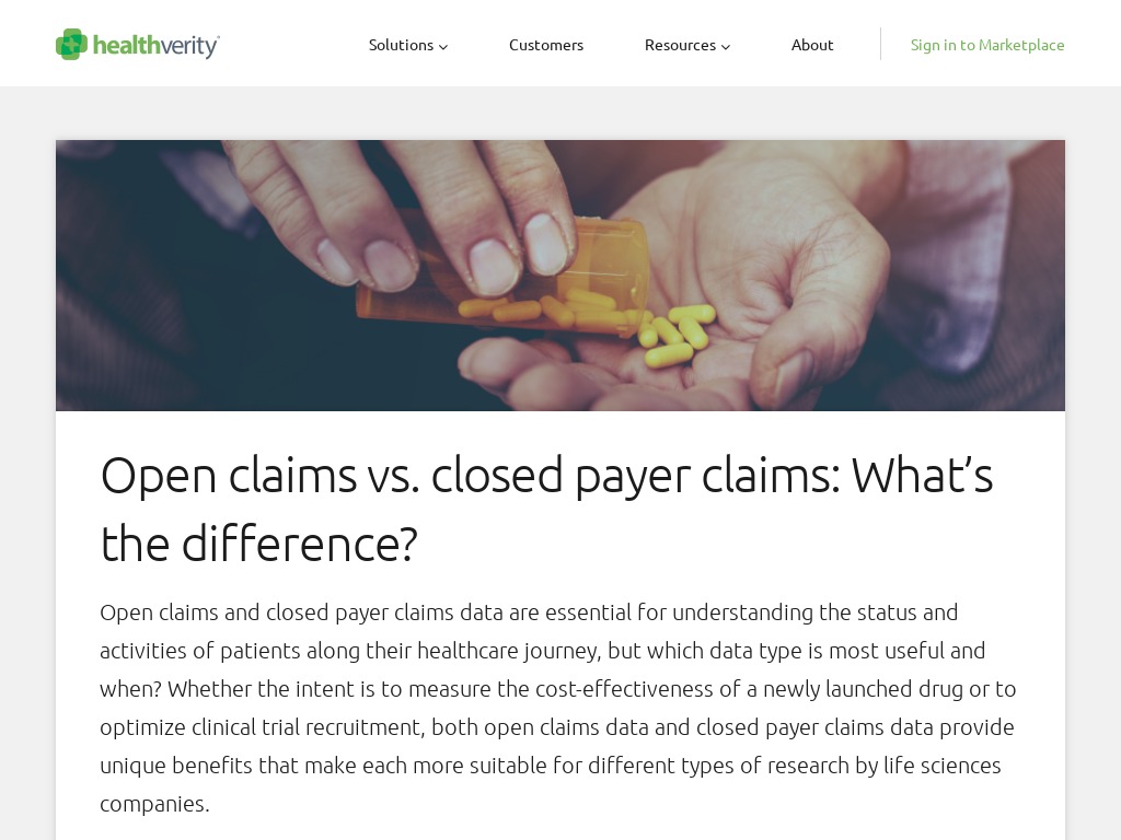 Blog: Open claims vs. closed payer claims – Hannah Burks